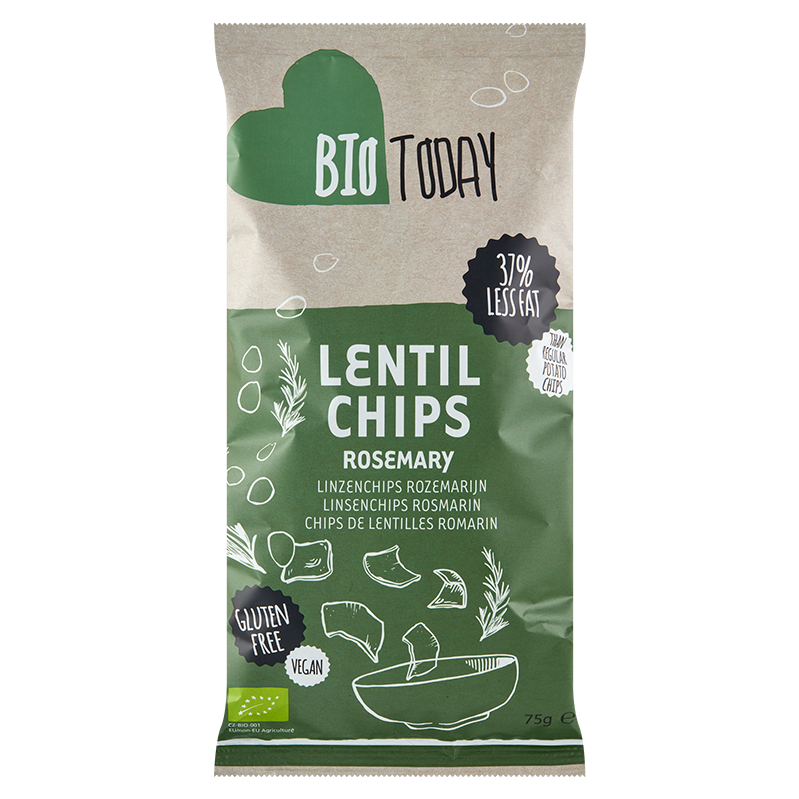 Bio Today Lentil chips rosemary kopen | DeNotenshop.be