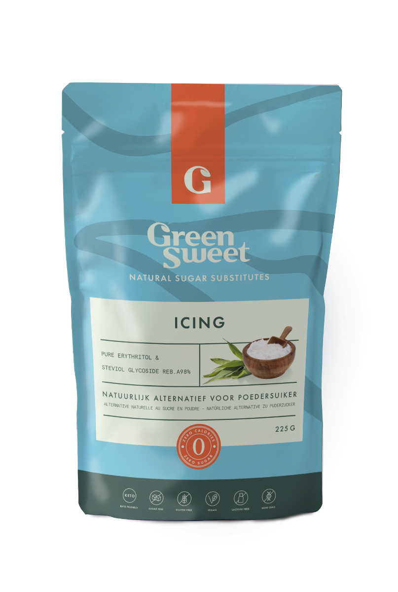 Greensweet Stevia Icing poedersuiker 225 gram kopen | DeNotenshop.be